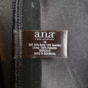 a.n.a | Swim | Nwt Ana Black Rouched Onepiece Halter Swimsuit | Poshmark
